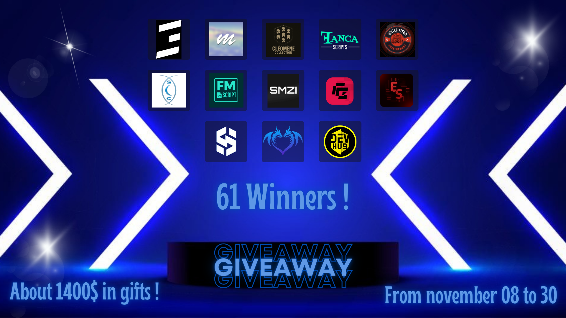 Fivegift - 🎉 November Giveaway 🎉