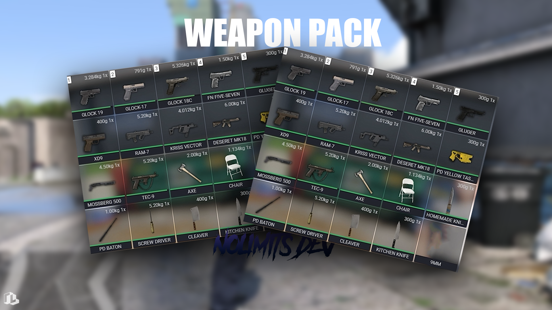 Fivegift - WEAPON PACK V2